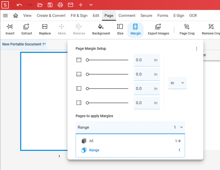 How to set custom margins for PDF pages - Soda PDF