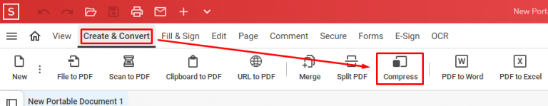 Compressing a PDF / reducing file size - Soda PDF